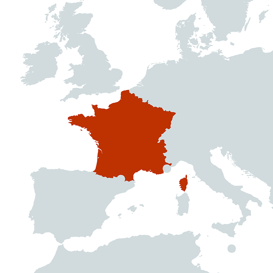 france world map